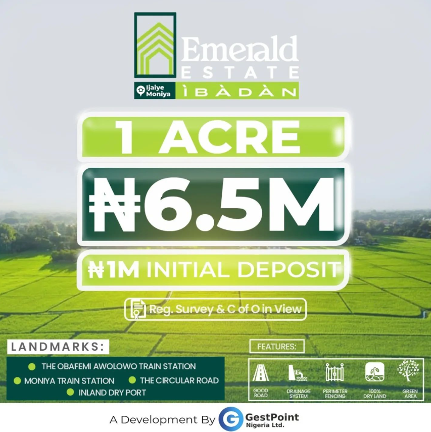 Unlock the Future of Real Estate in Ibadan: Discover Emerald Estate | LandMall Technology, Nigeria